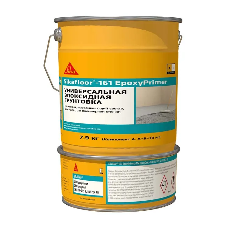 Грунтовка Sika Sikafloor-161 EpoxyPrimer для пола 10 кг купить по ...