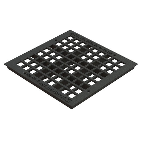 Решетка водоприемная Standartpark Basic РВ-39.39 чугунная ячеистая для дождеприемника купить по ...